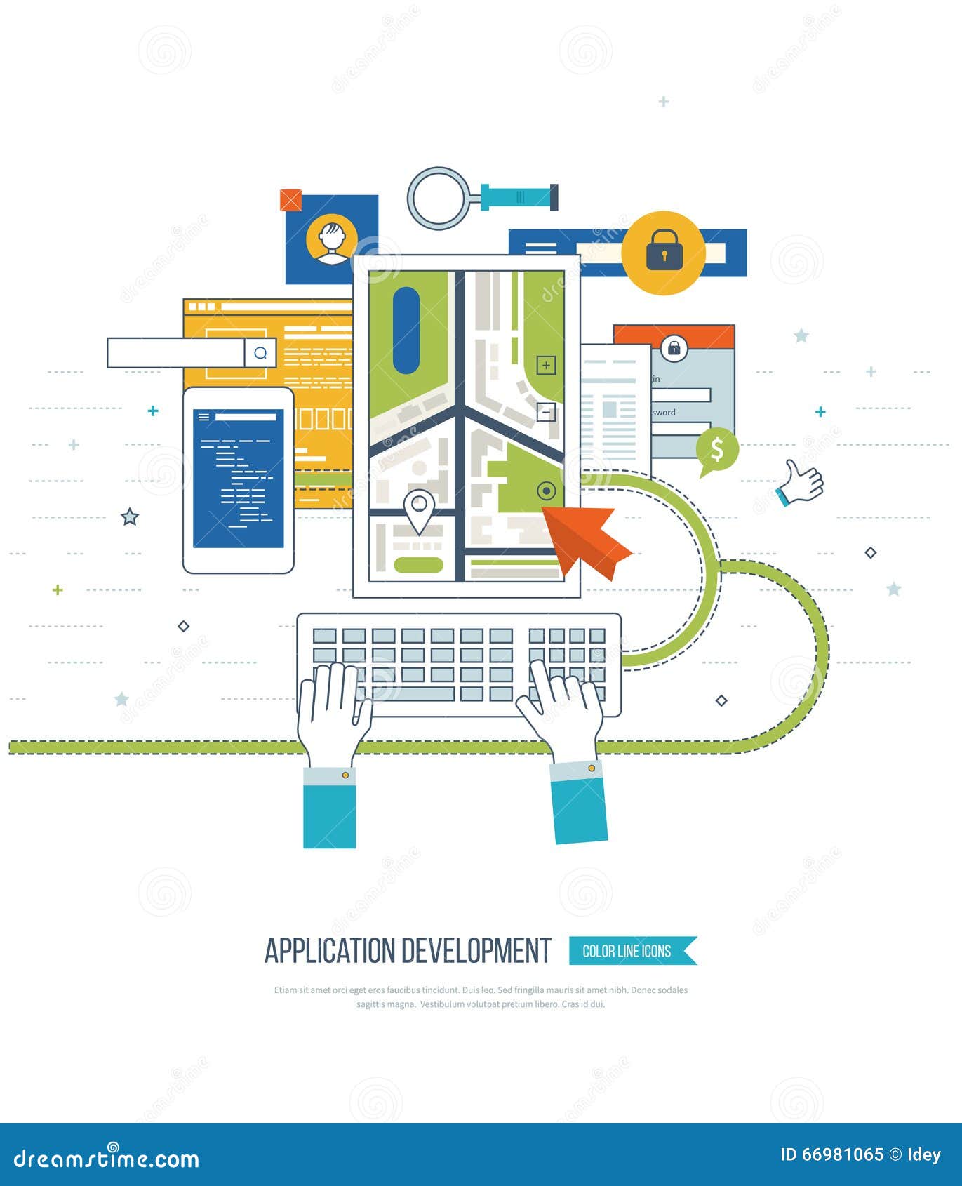 Application Development Concept for E-business, Web Sites, Mobile ...