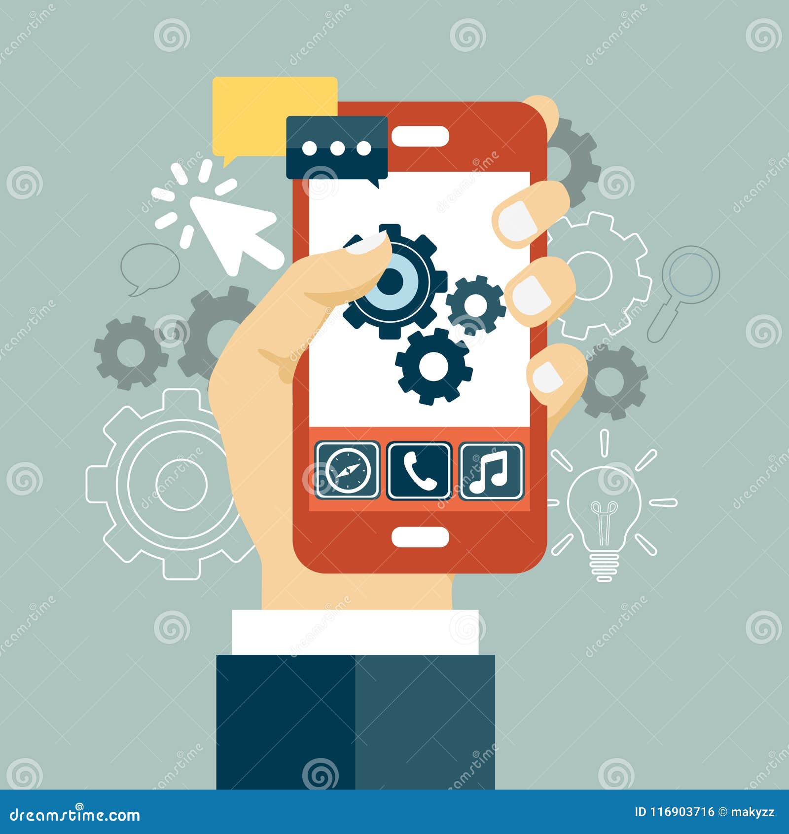 Application Development Icon. Concept To Building Successful Business ...