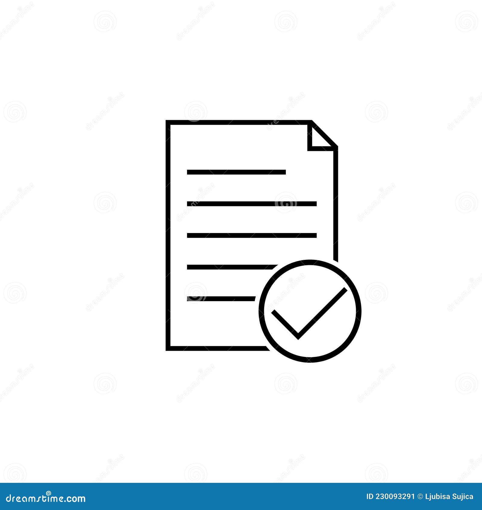 Application Form Icon Isolated on White Background Stock Vector ...