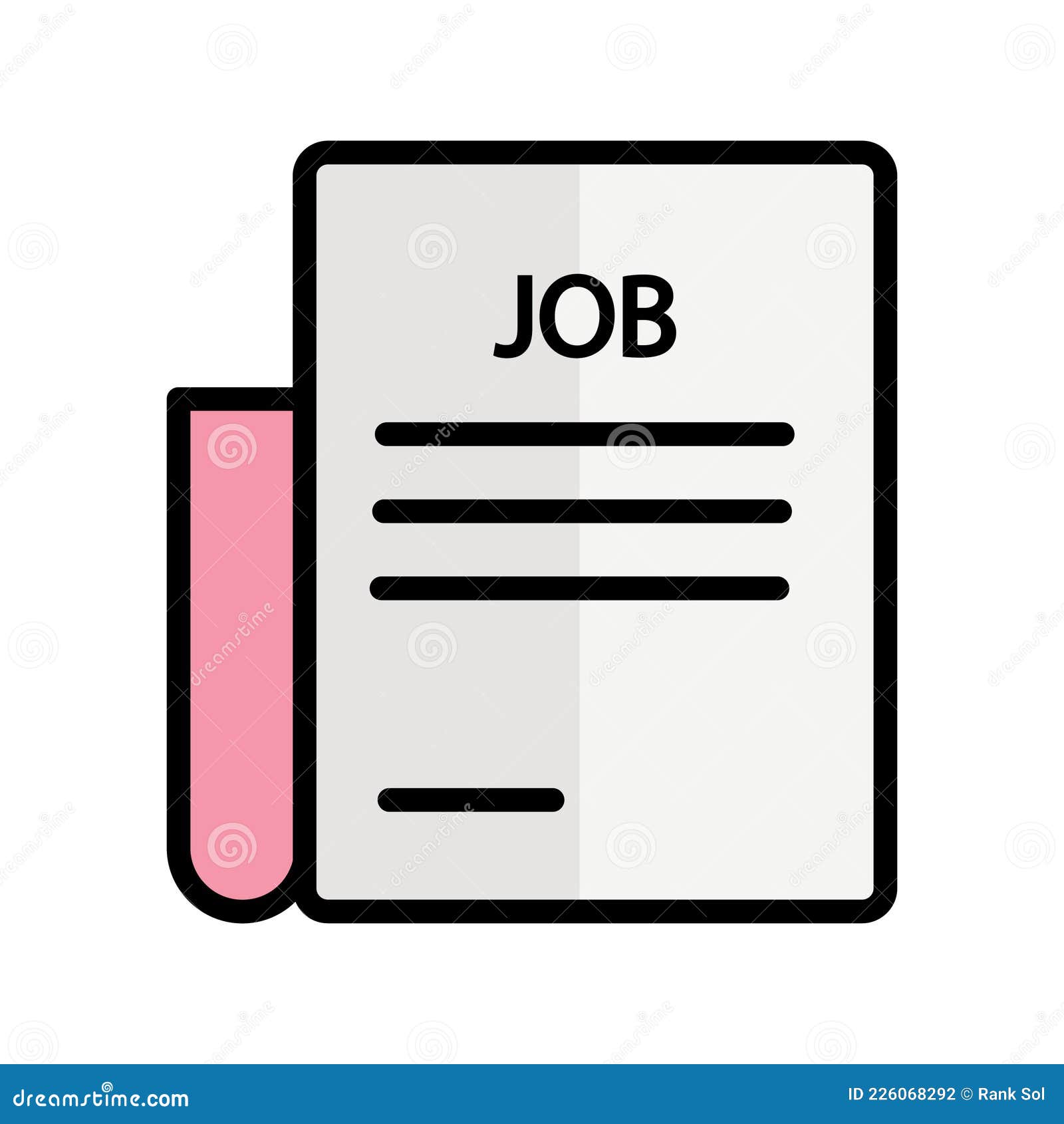 Application Form Vector Icon Which Can Be Easily Modified or Edit Stock ...