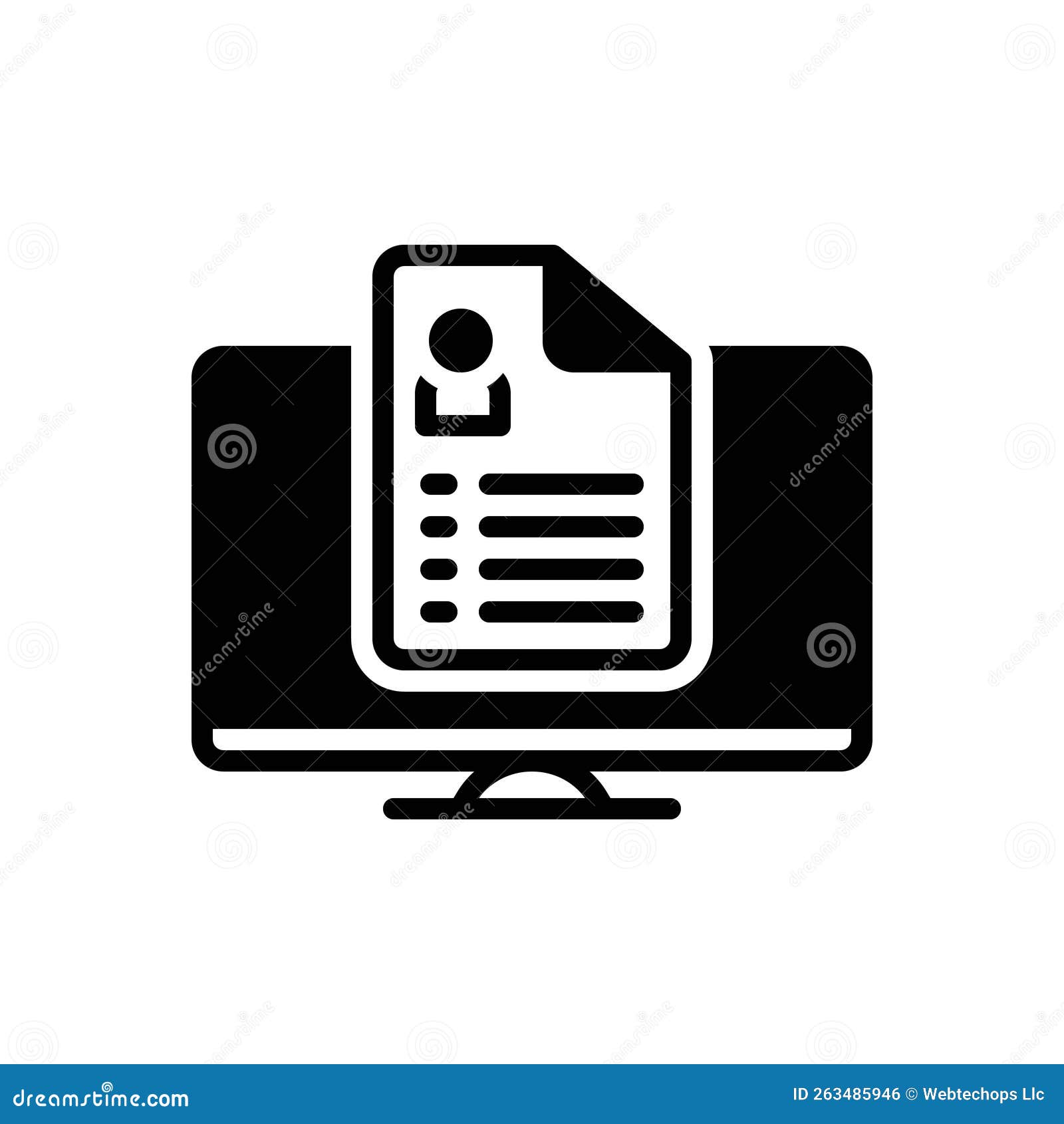 Black Solid Icon for Application, Monitor and Screen Stock Vector ...