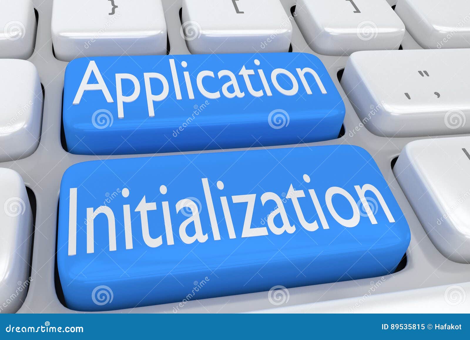 Application Initialization Concept Stock Illustration Illustration Of