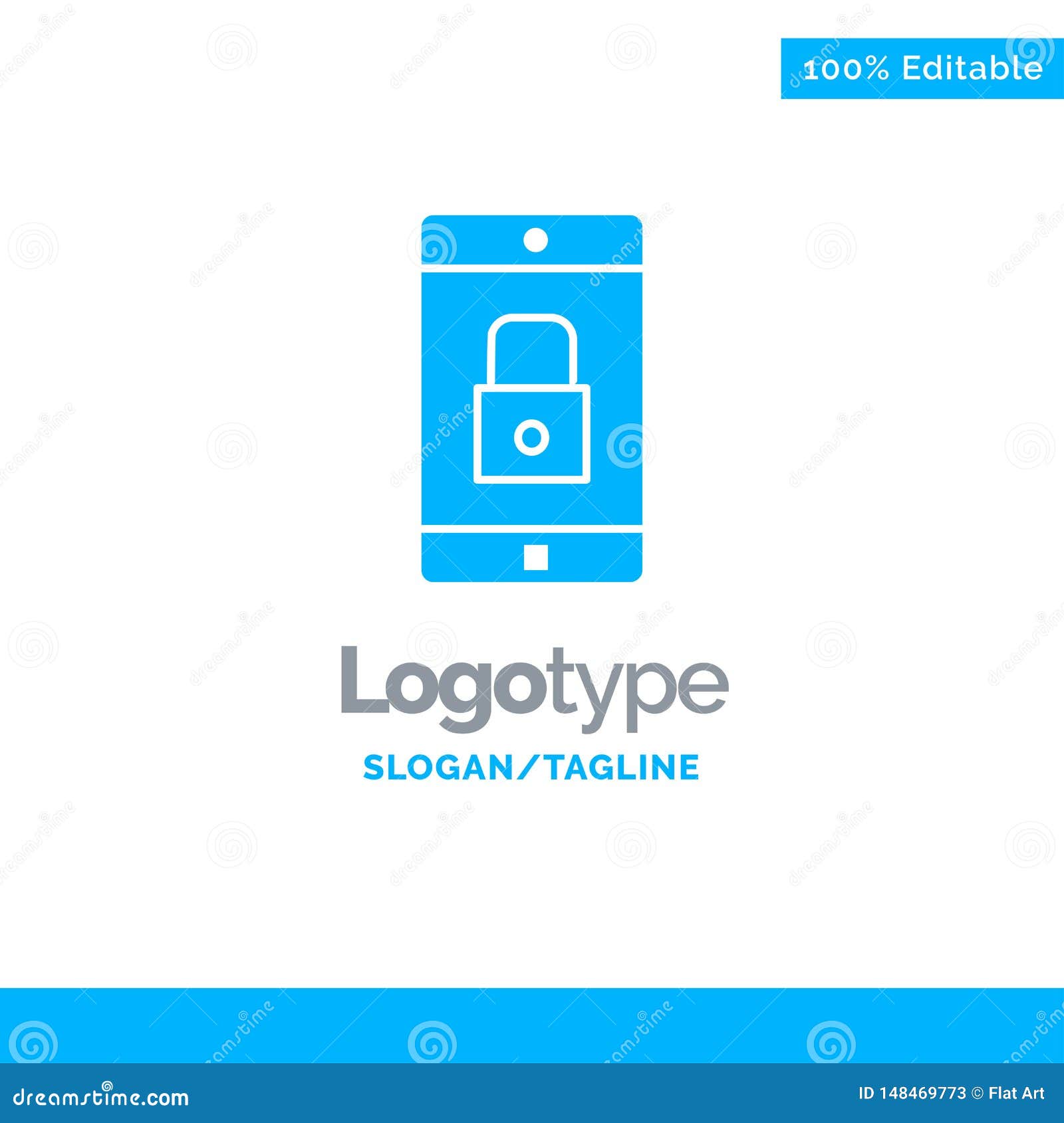 Application, Lock, Lock Application, Mobile, Mobile Application Blue ...