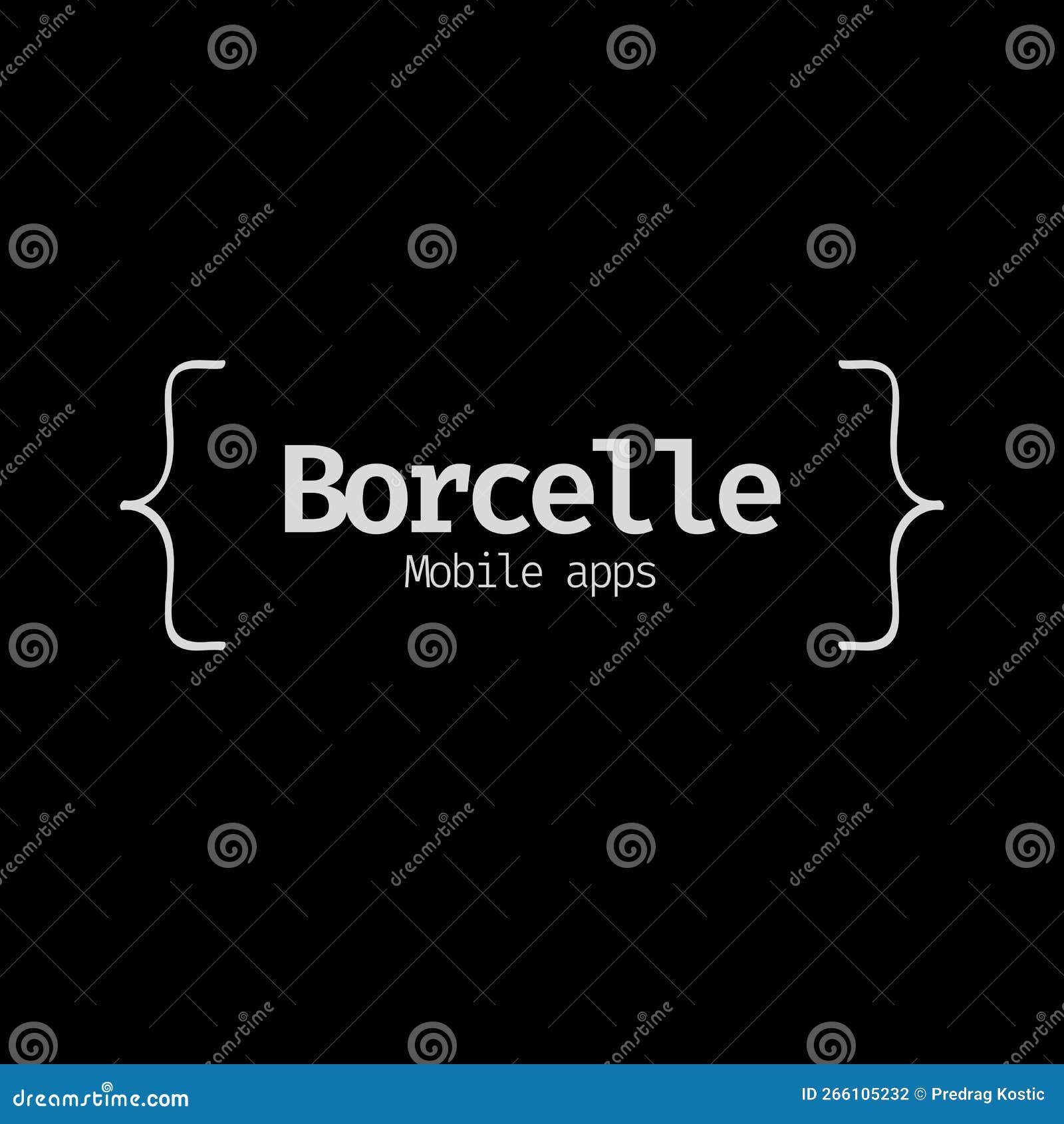 Application Mobile Borcelle Illustration Stock - Illustration du ...