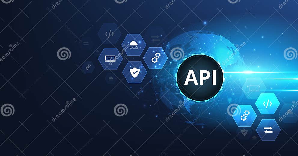 Application Programming Interface Api Concept Stock Illustration Illustration Of Management