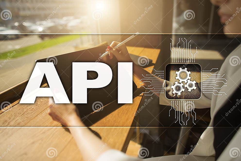 Application Programming Interface. API. Software Development Concept. Stock Photo - Image of ...