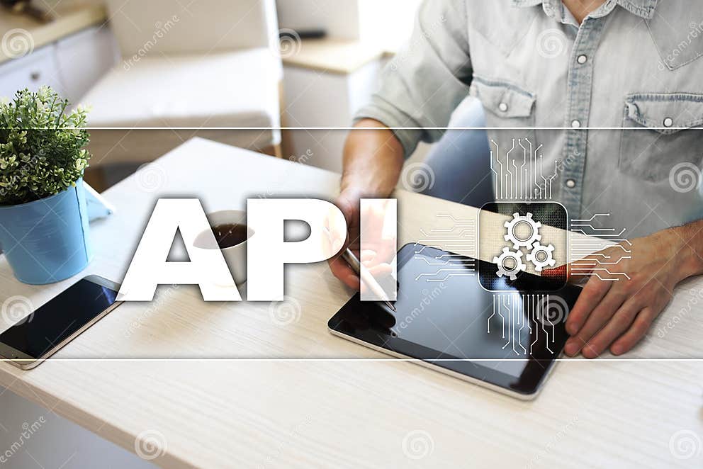 Application Programming Interface. API. Software Development Concept. Stock Photo - Image of ...