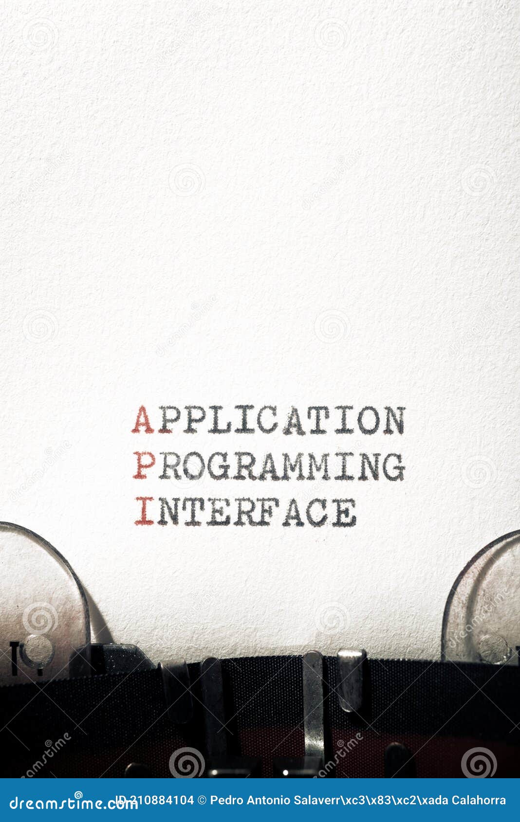 Application Programming Interface Stock Photo - Image of idea, quote ...