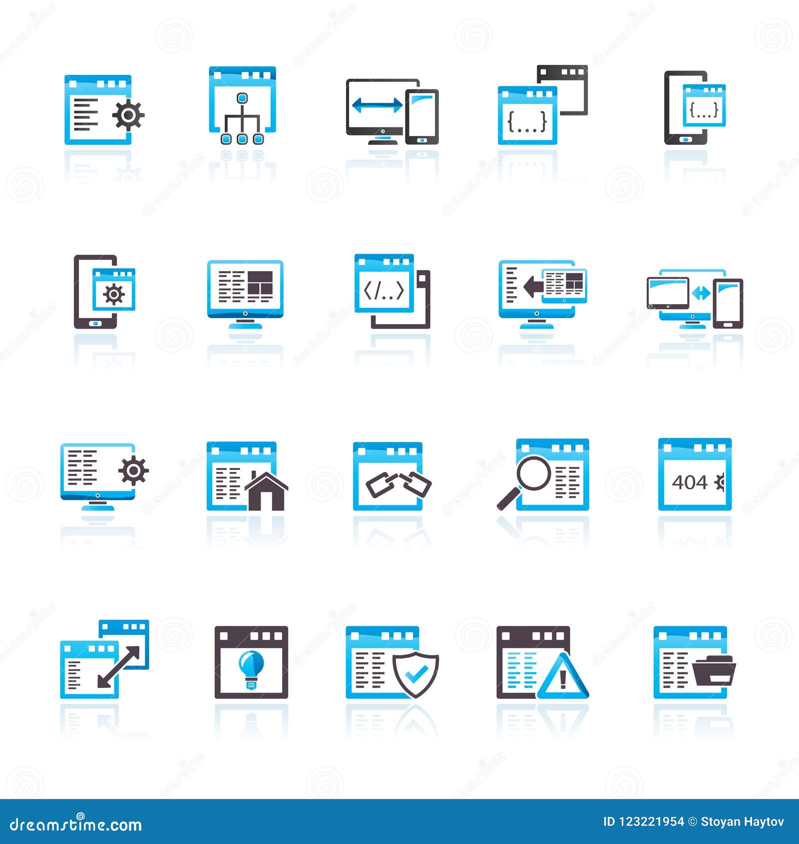 Application Programming Software Icons Stock Vector - Illustration of ... Application Programming Software Icons Stock Vector - Illustration of ...
