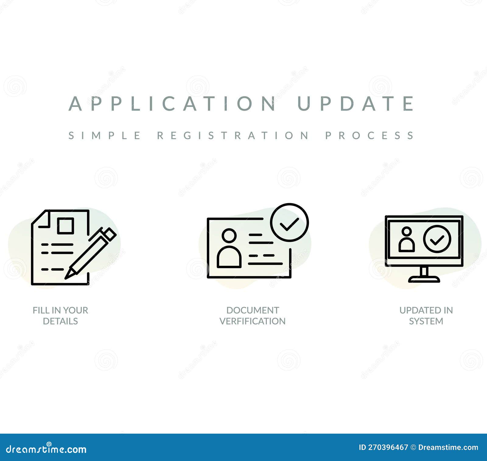 Application Registration Process - Stock Icon Stock Illustration ...