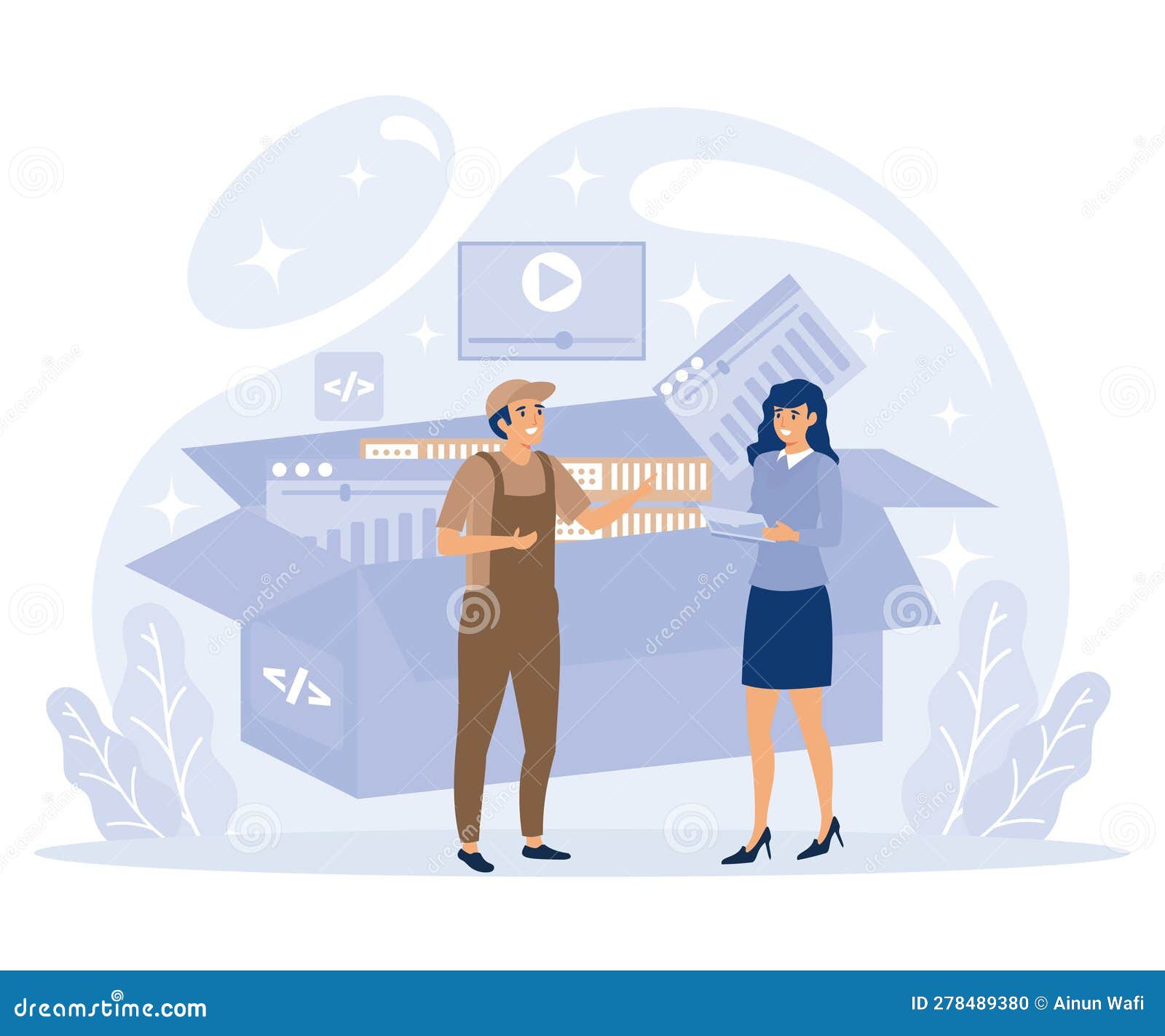 Application Service Concept, SaaS Technology, Packaged Software ...