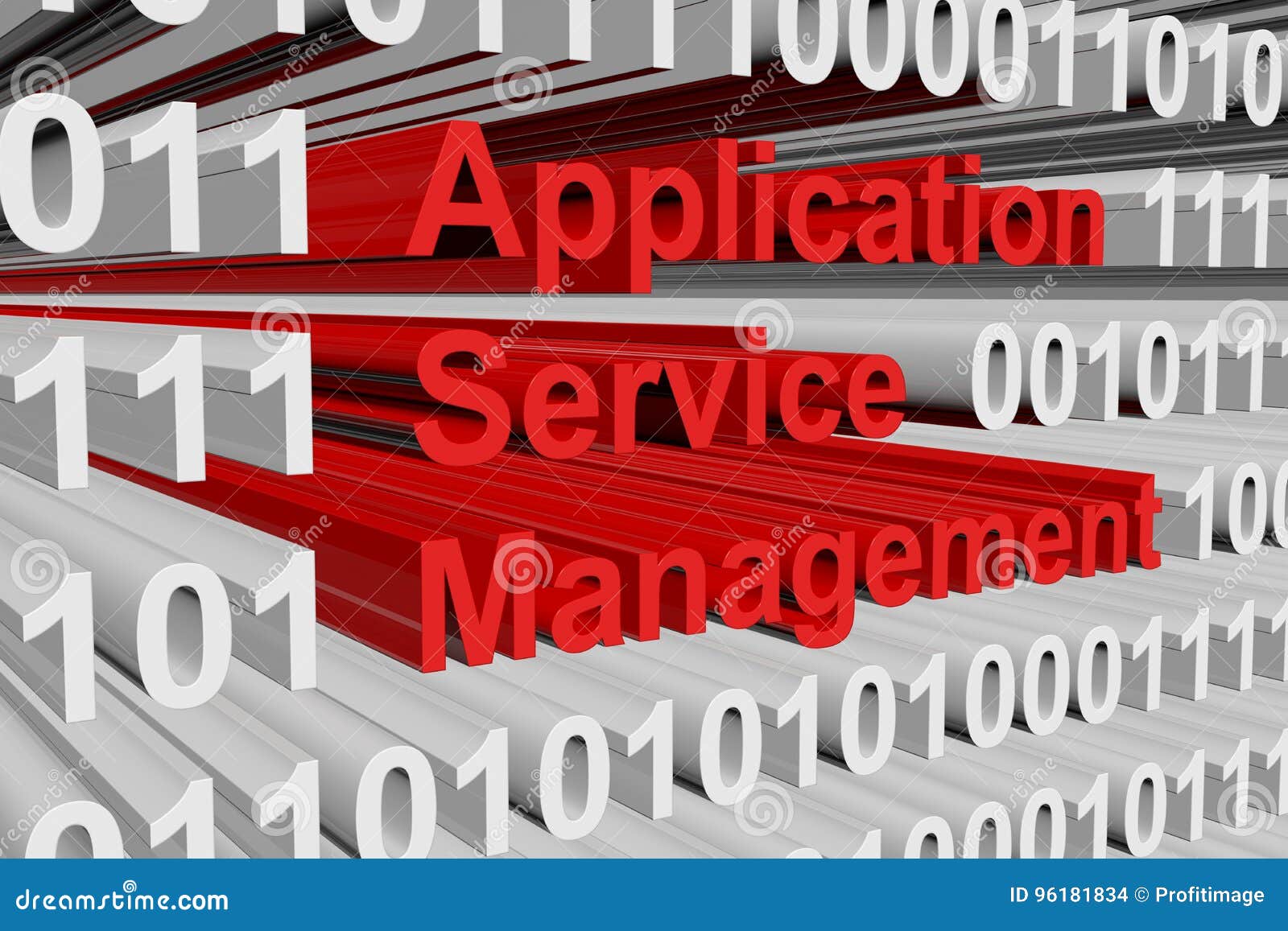 Application Service Management Stock Illustration - Illustration of ...