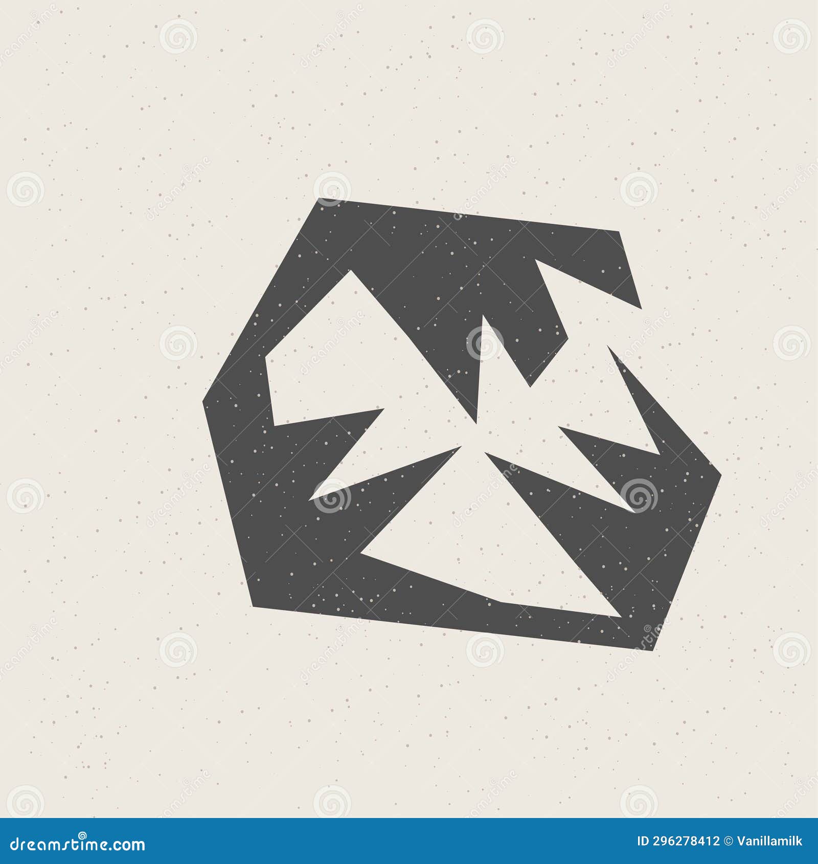 Abstract Application Shape Form Symbol Minimalist Poster Print Template ...