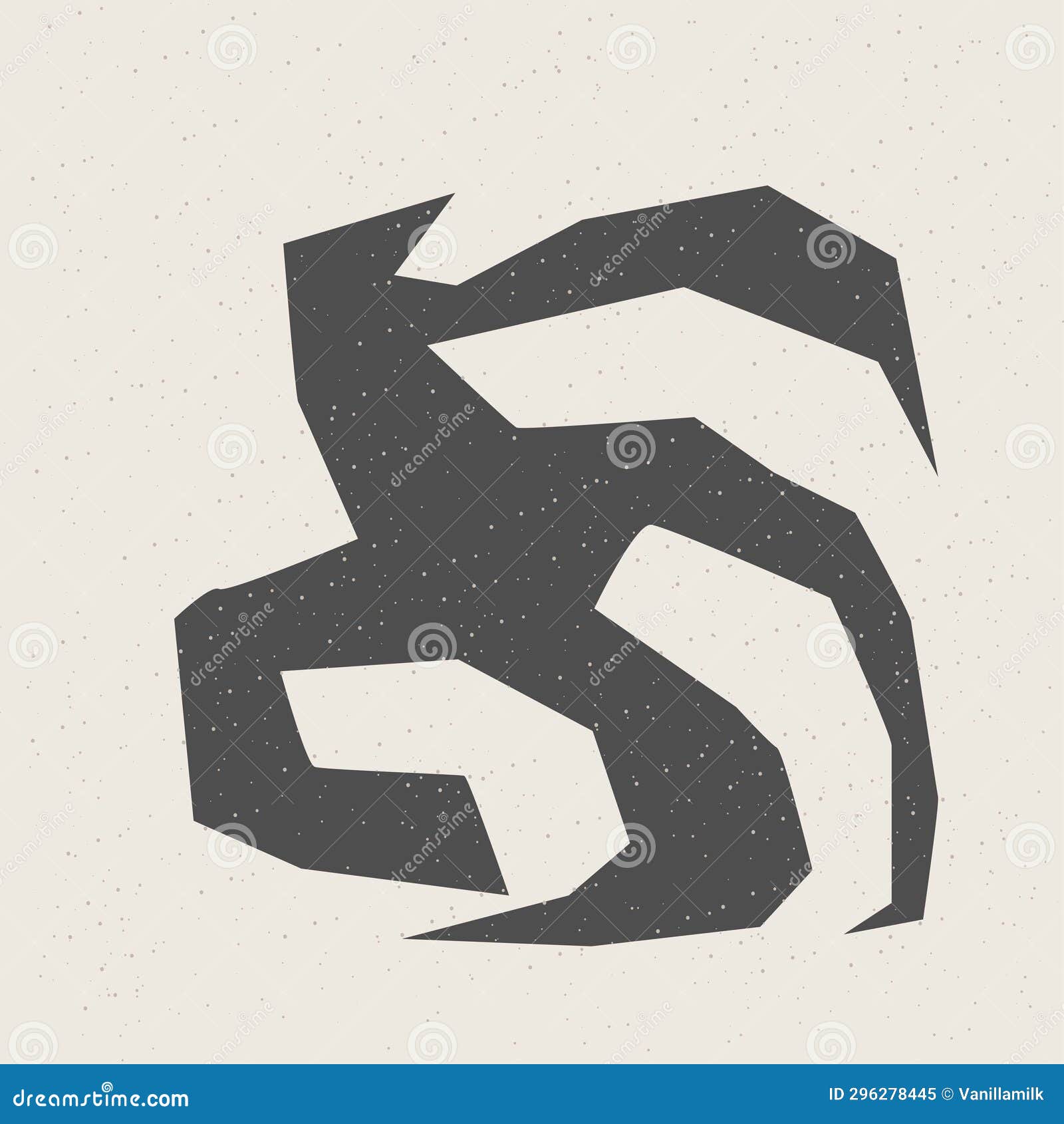 Abstract Application Shape Form Symbol Minimalist Poster Print Template ...