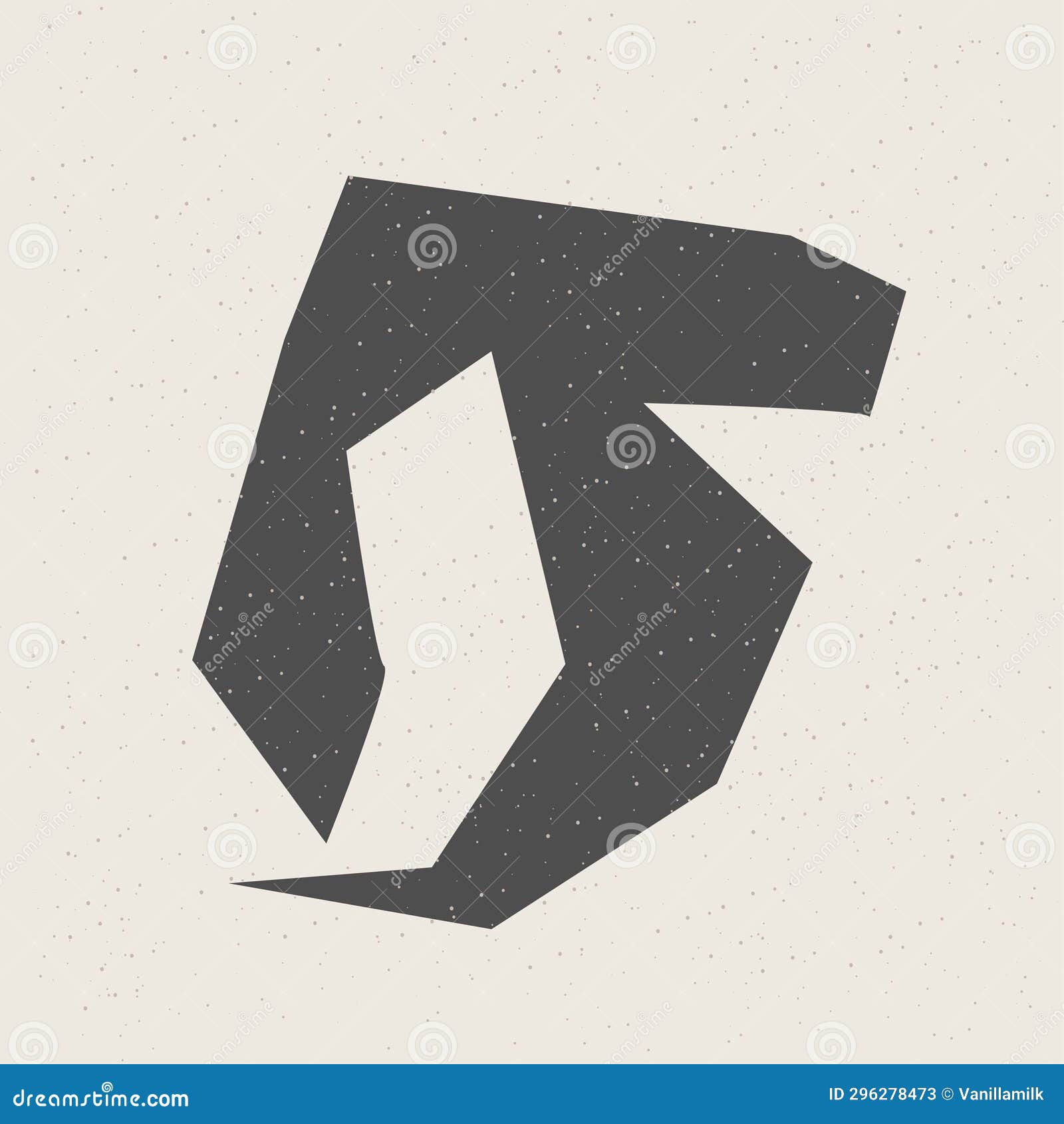 Abstract Application Shape Form Symbol Minimalist Poster Print Template ...