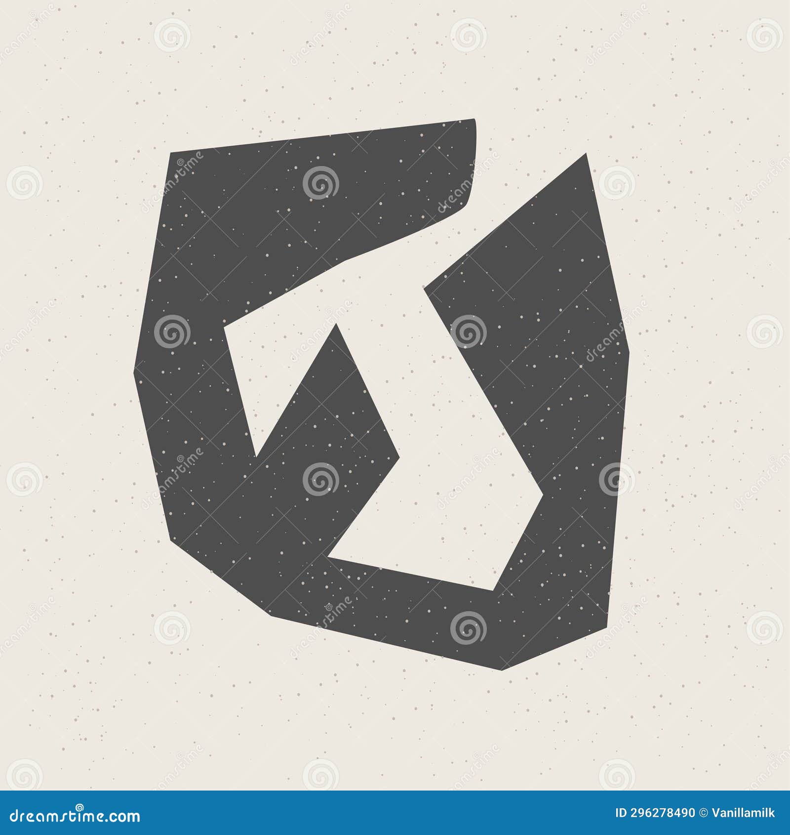 Abstract Application Shape Form Symbol Minimalist Poster Print Template ...