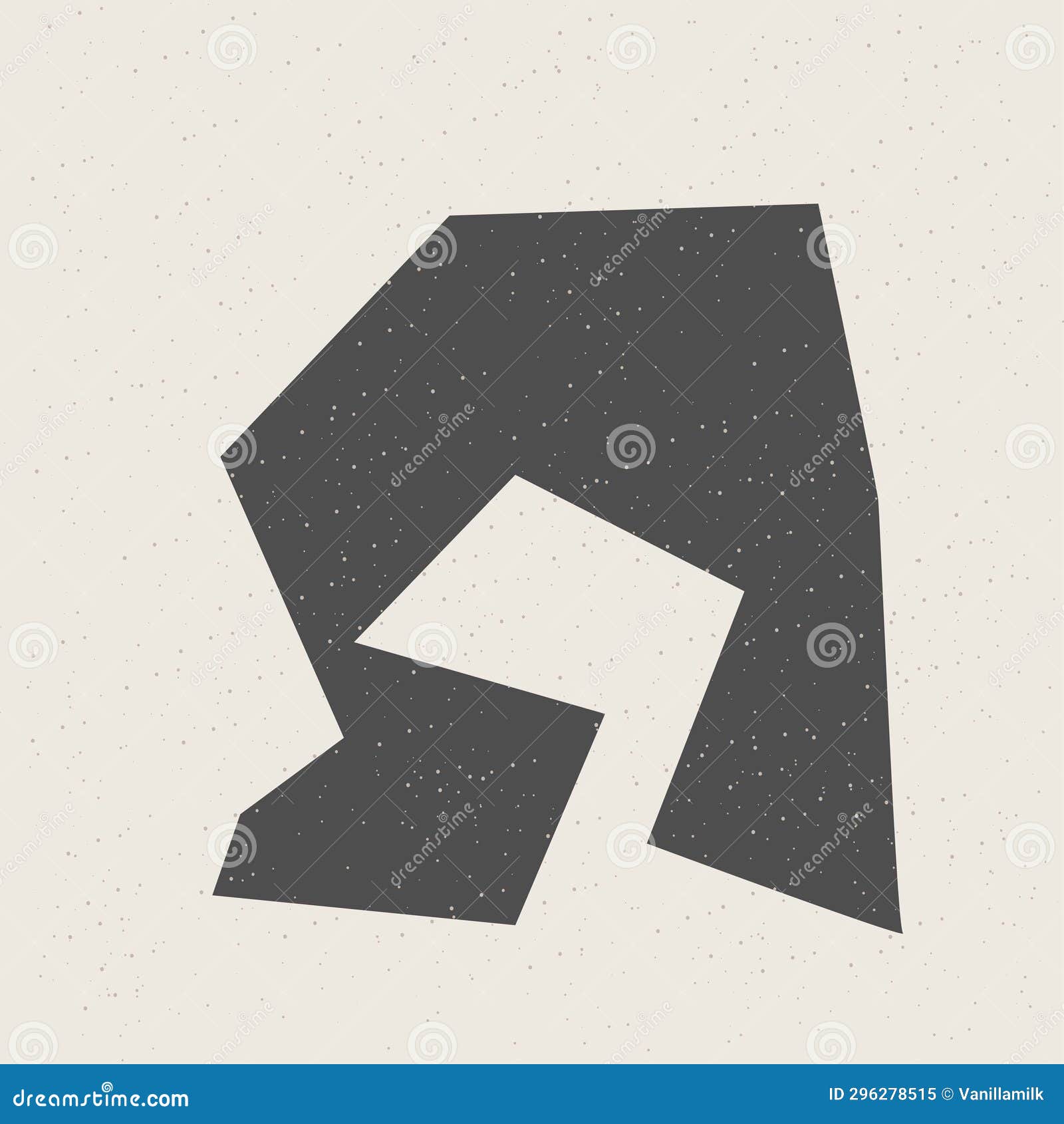 Abstract Application Shape Form Symbol Minimalist Poster Print Template ...