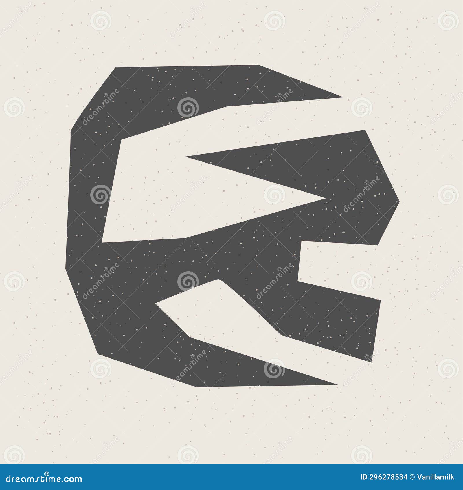 Abstract Application Shape Form Symbol Minimalist Poster Print Template ...