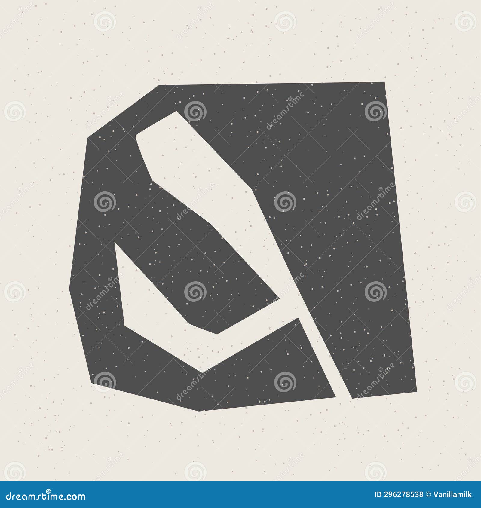 Abstract Application Shape Form Symbol Minimalist Poster Print Template ...