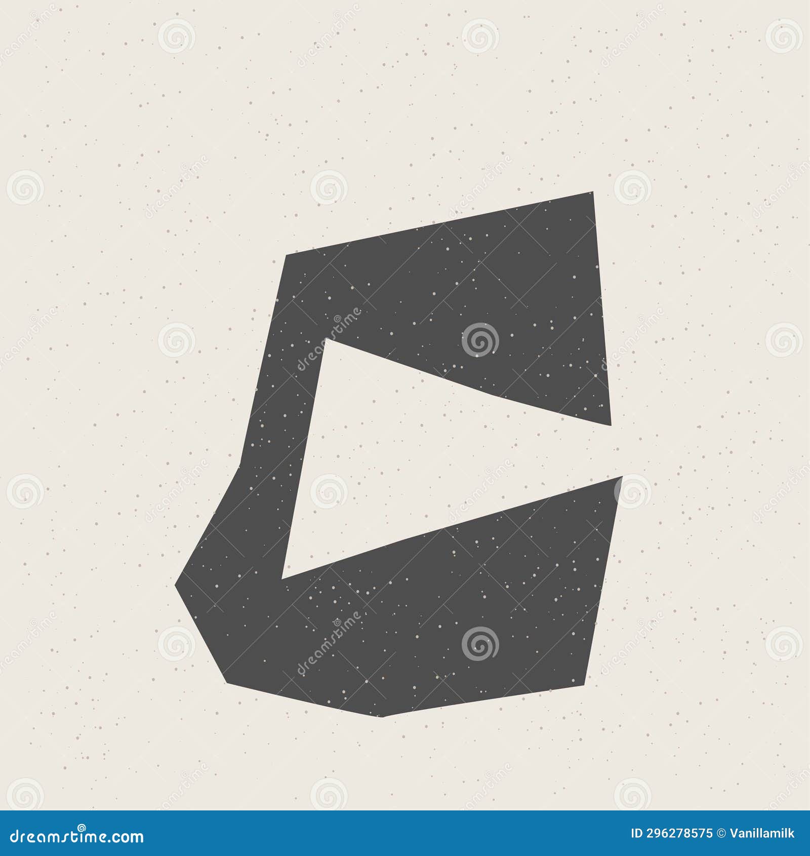 Abstract Application Shape Form Symbol Minimalist Poster Print Template ...