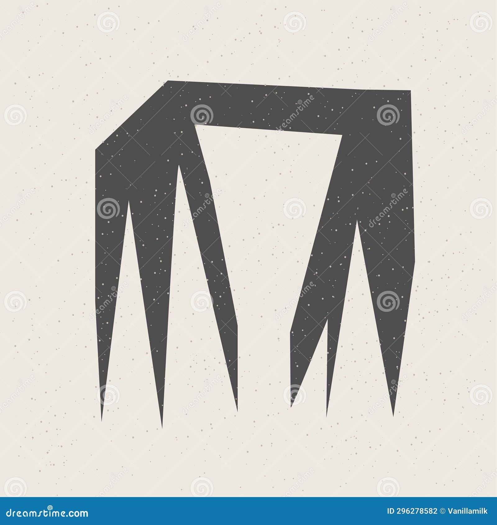 Abstract Application Shape Form Symbol Minimalist Poster Print Template ...