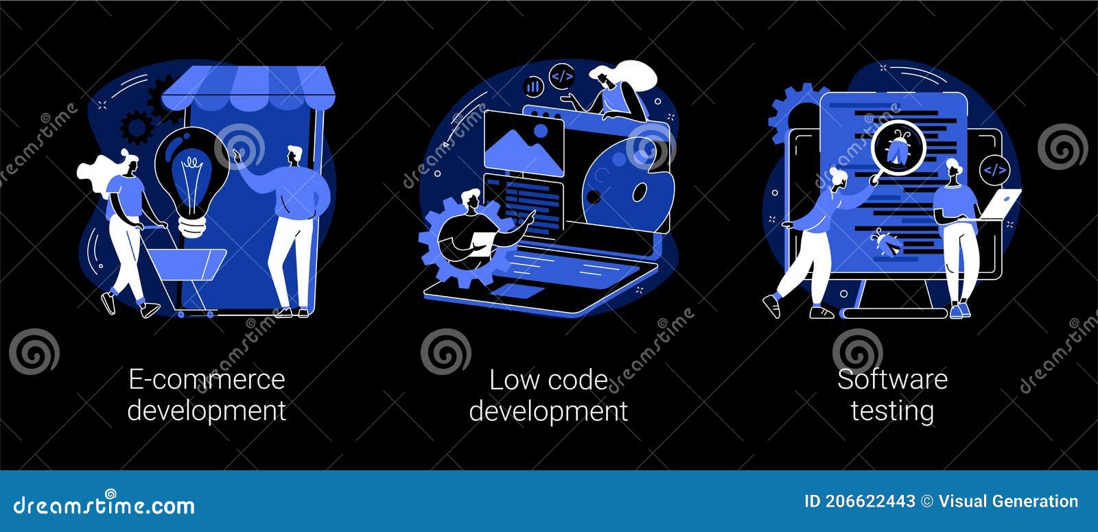 Application Software Abstract Concept Vector Illustrations. Stock ...