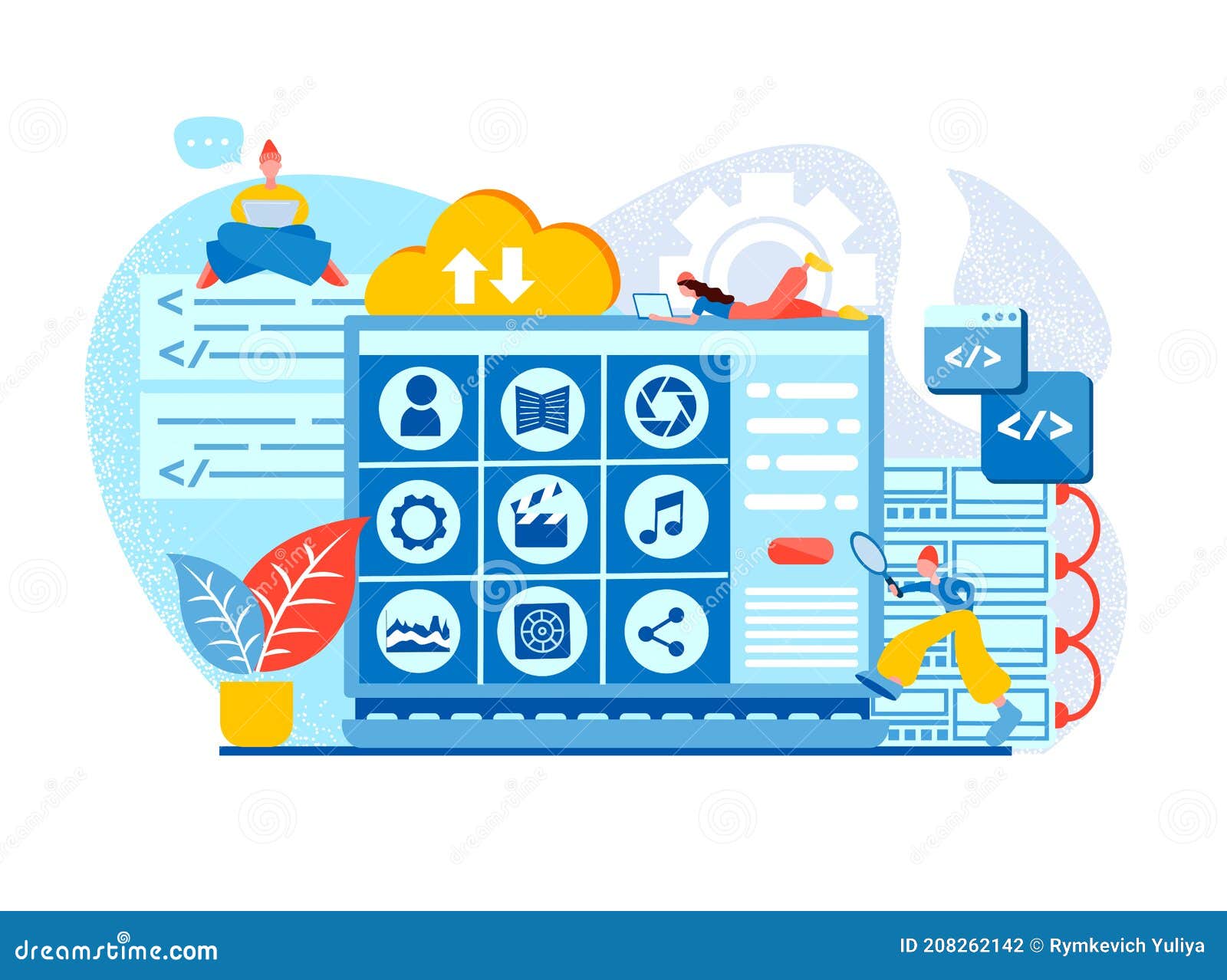 Application Software Programmers are Working on Software for Computer ...