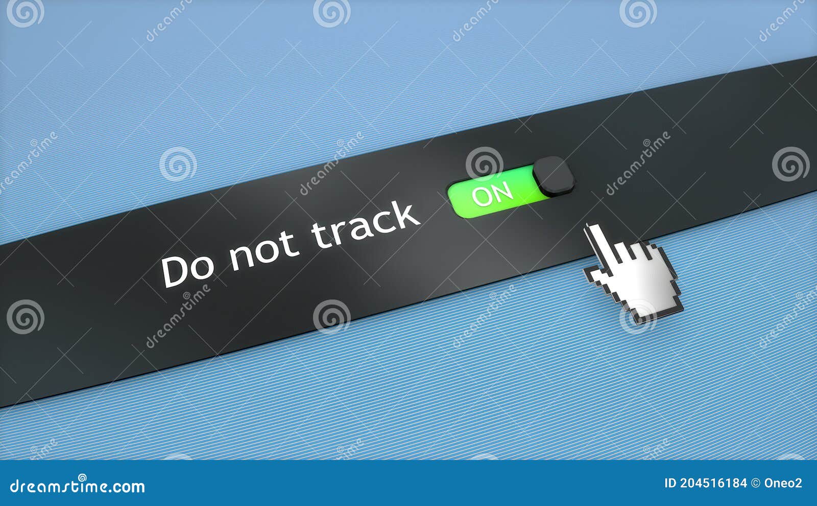 Application System Setting Do Not Track Enable. Stock Footage - Video ...