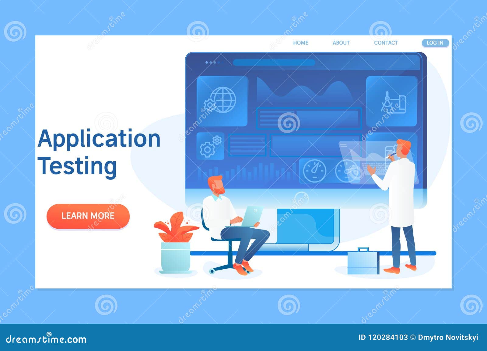 Application Programming and Testing with Characters.Flat Vector ...