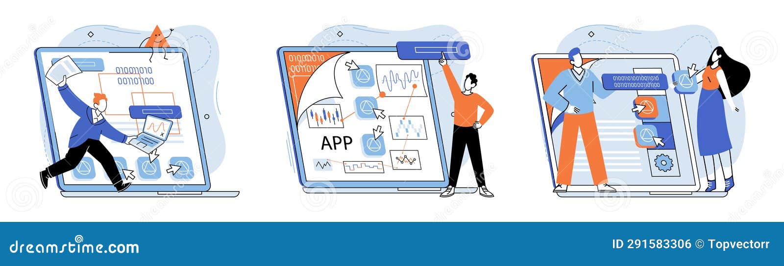 Application Testing Metaphor Vector App Test Challenge Course For Testing Apps Limits