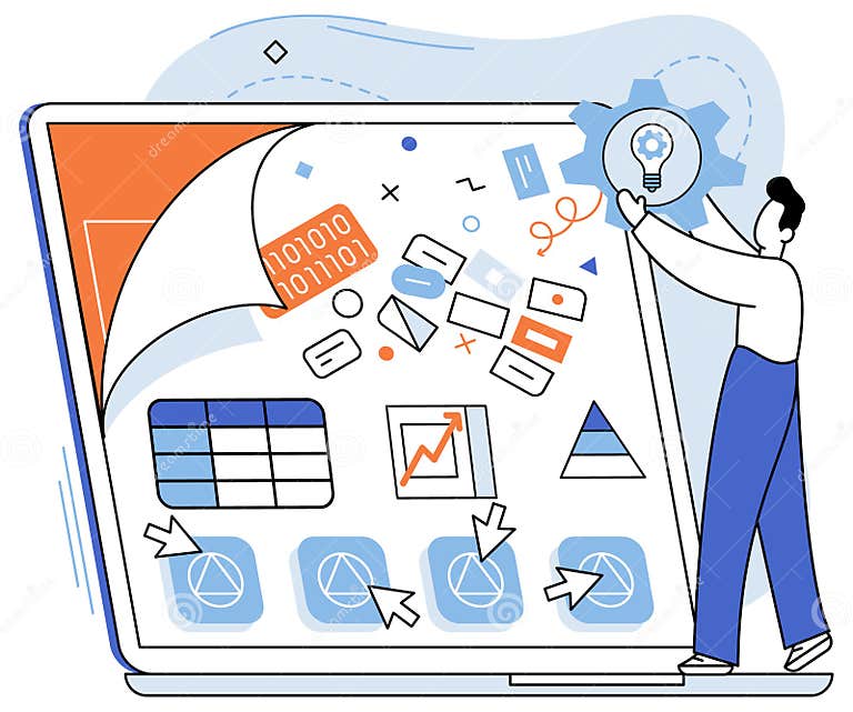 Application Testing Metaphor Vector App Test Testing Ground For New Features And