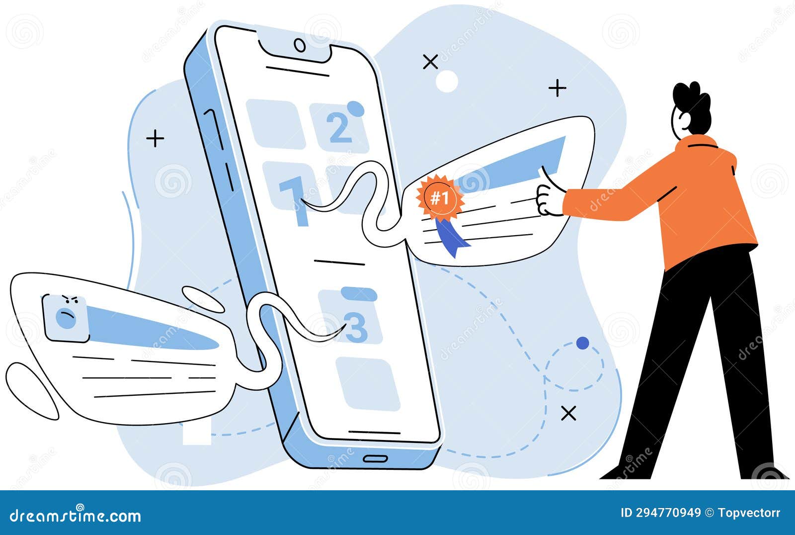 Application Testing Metaphor Vector Application Testing Audit That