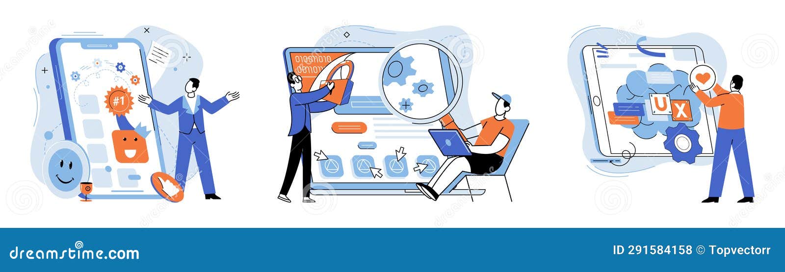 Application Testing Metaphor Vector Application Testing Checkpoint For Ensuring User Friendly 9046