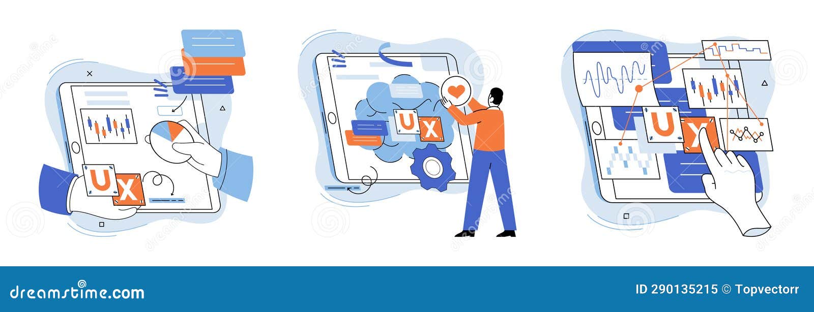 Application Testing Metaphor Vector Application Testing Diagnostic Procedure For Softwares 4821