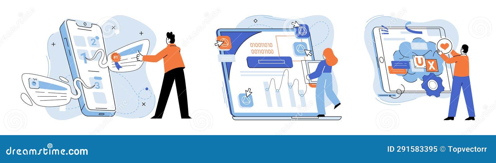 Application Testing Metaphor Vector Application Testing Softwares