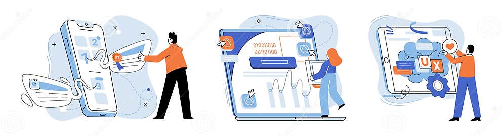 Application Testing Metaphor Vector Application Testing Softwares