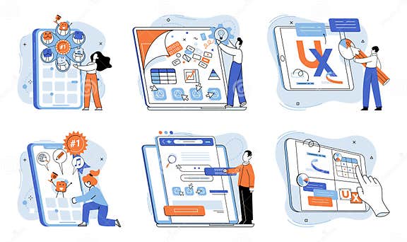 Application Testing Metaphor. Vector. Software Testing, Debug Tool that ...