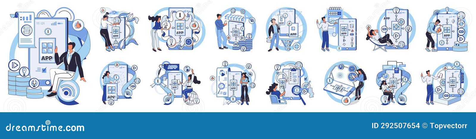 Application Testing Metaphor Vector Software Testing Guardiangel Of Code That Eliminates Bugs