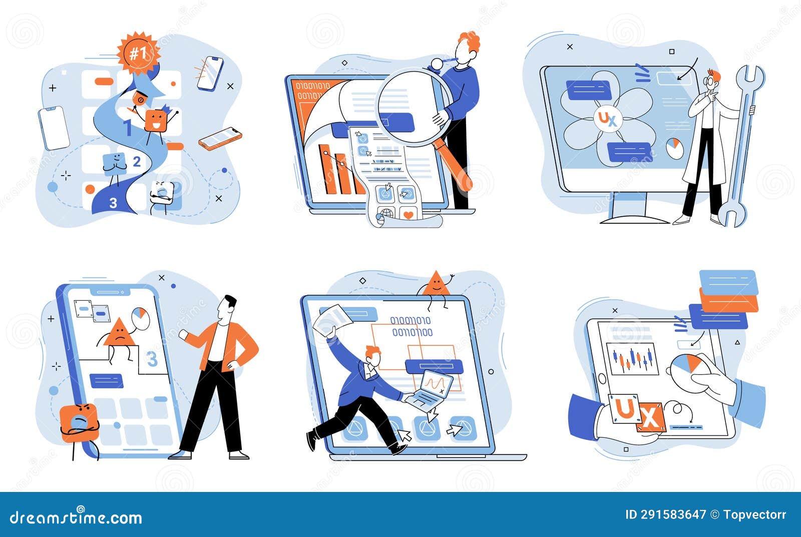 Application Testing Metaphor Vector Software Testing Tool That