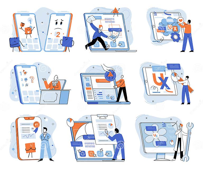 Application Testing Metaphor Vector Software Testing Watchmthat Keeps Lookout For Code 1959