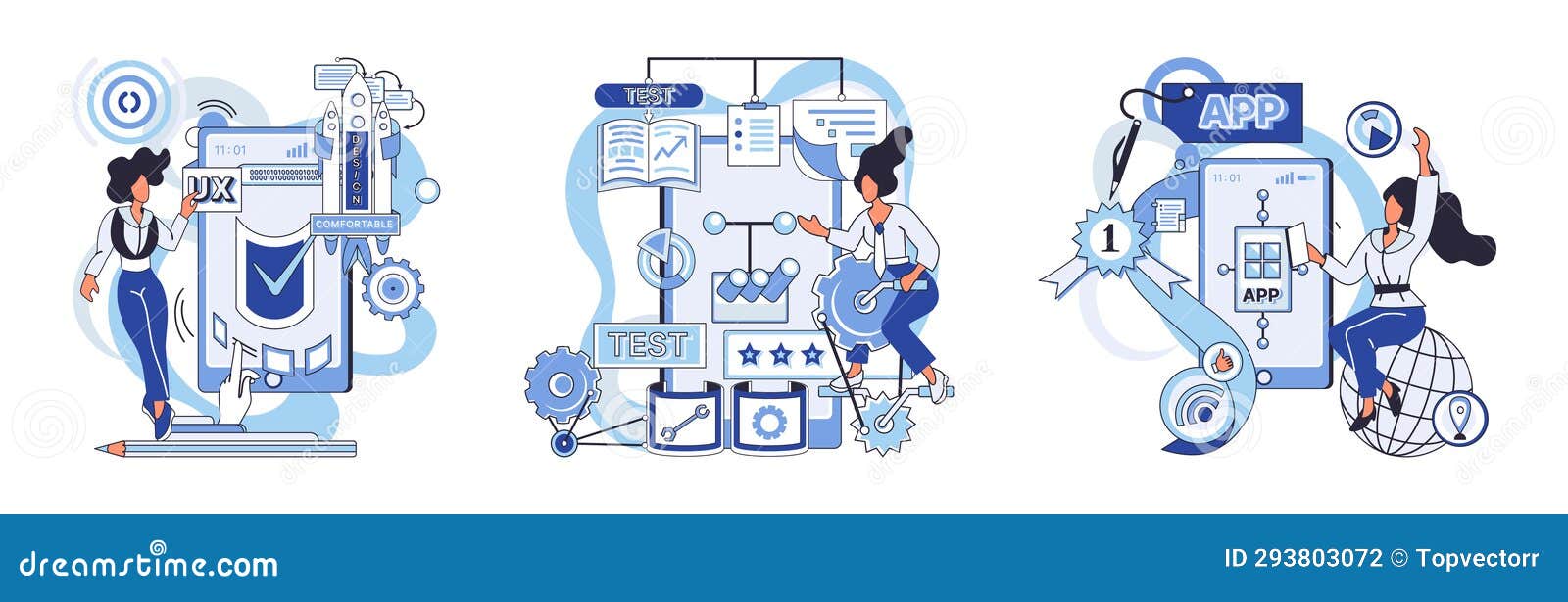 Application Testing Metaphor Vector Software Testing Unsung Hero Ensuring Every Line Of Code