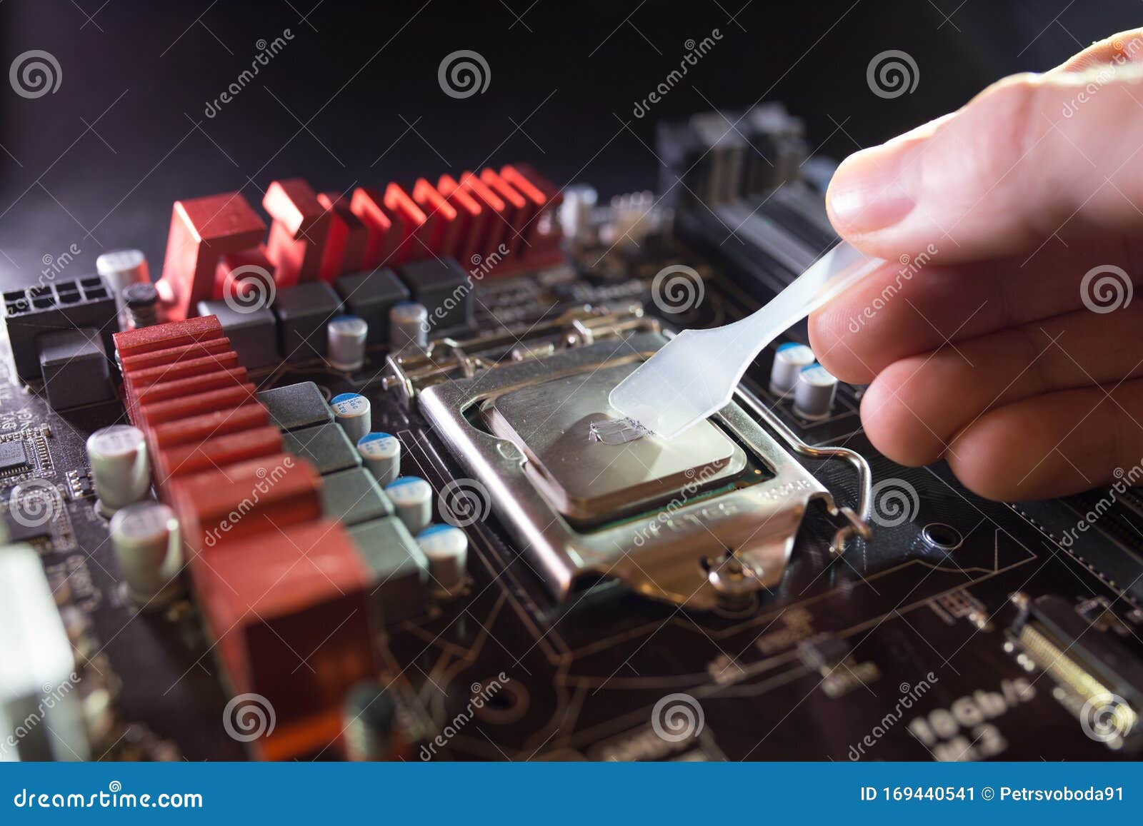 Application of Thermal Paste on the Laptop Processor Chip for High ...
