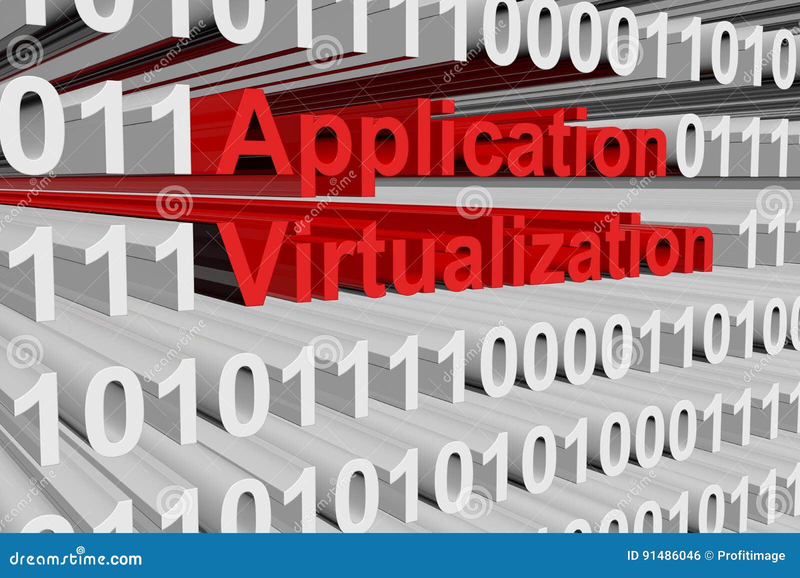 Application virtualization stock illustration. Illustration of ...