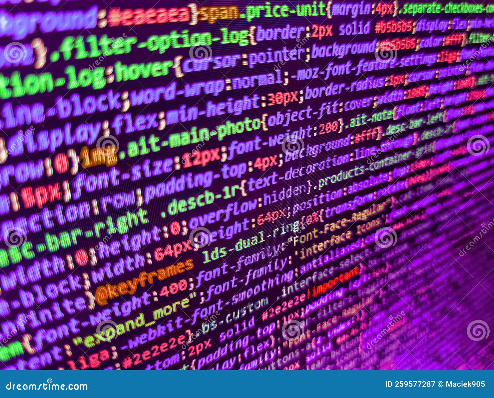 Application Web Source Code On Monitor Information Technology Website Coding Standards For Web