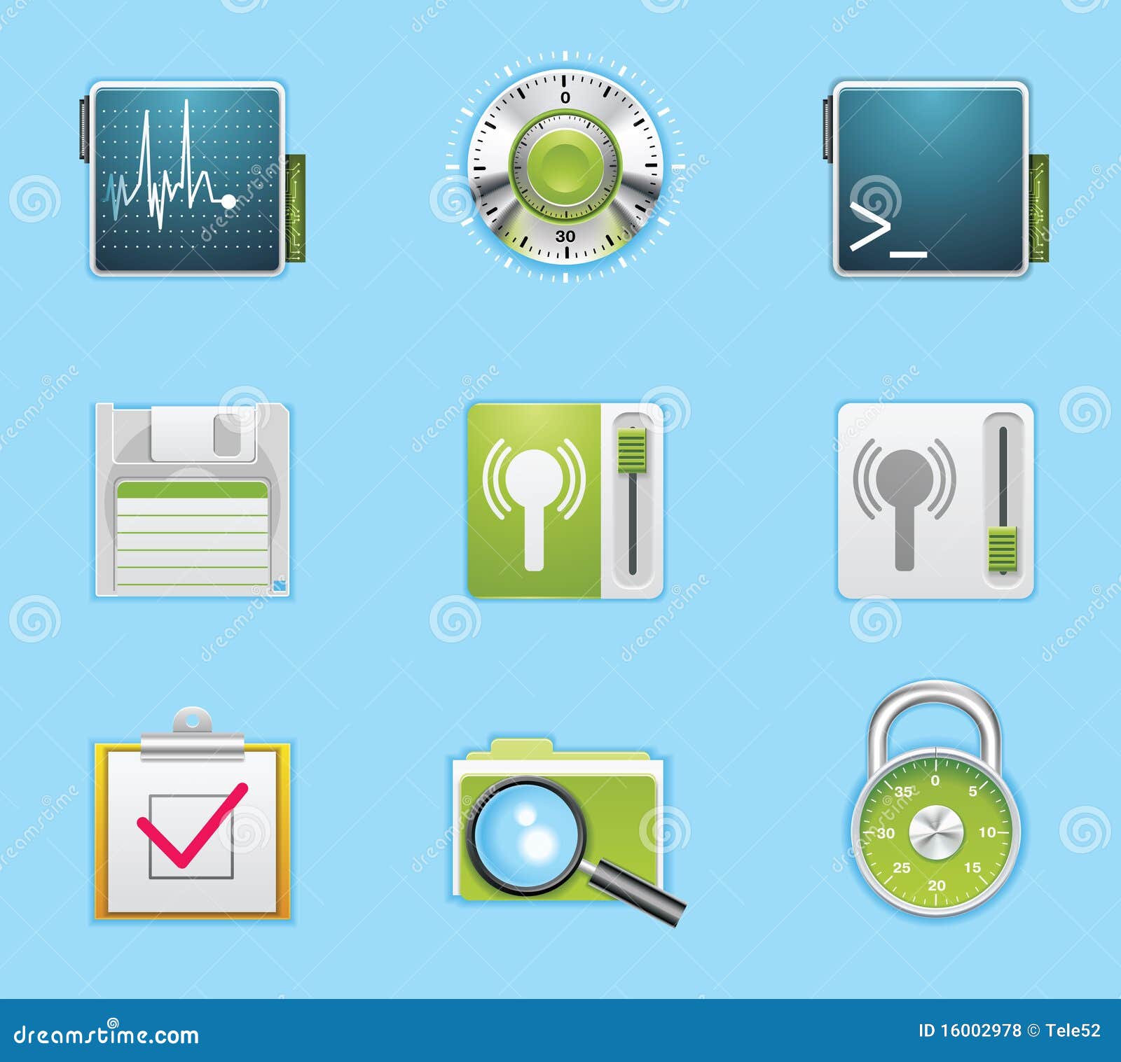 Applications and Services Icons Stock Vector - Illustration of service ...