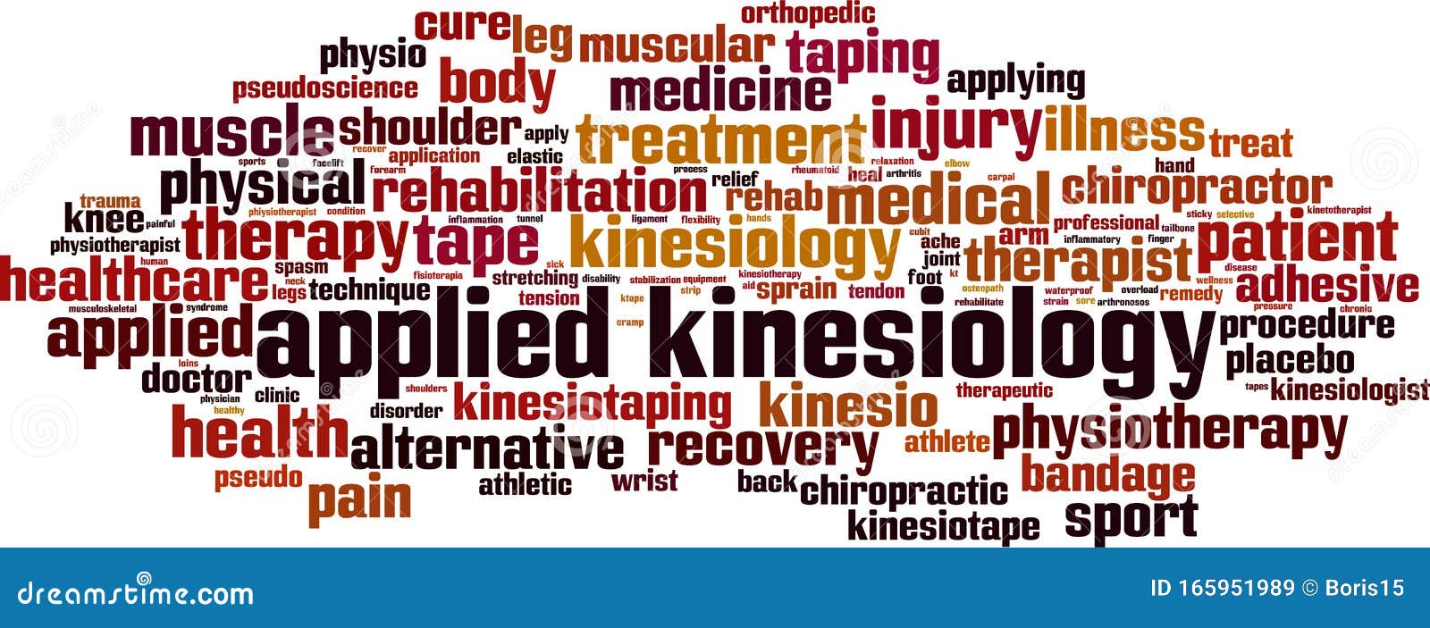 Kinesiology Word Concepts Banner Vector Illustration | CartoonDealer ...