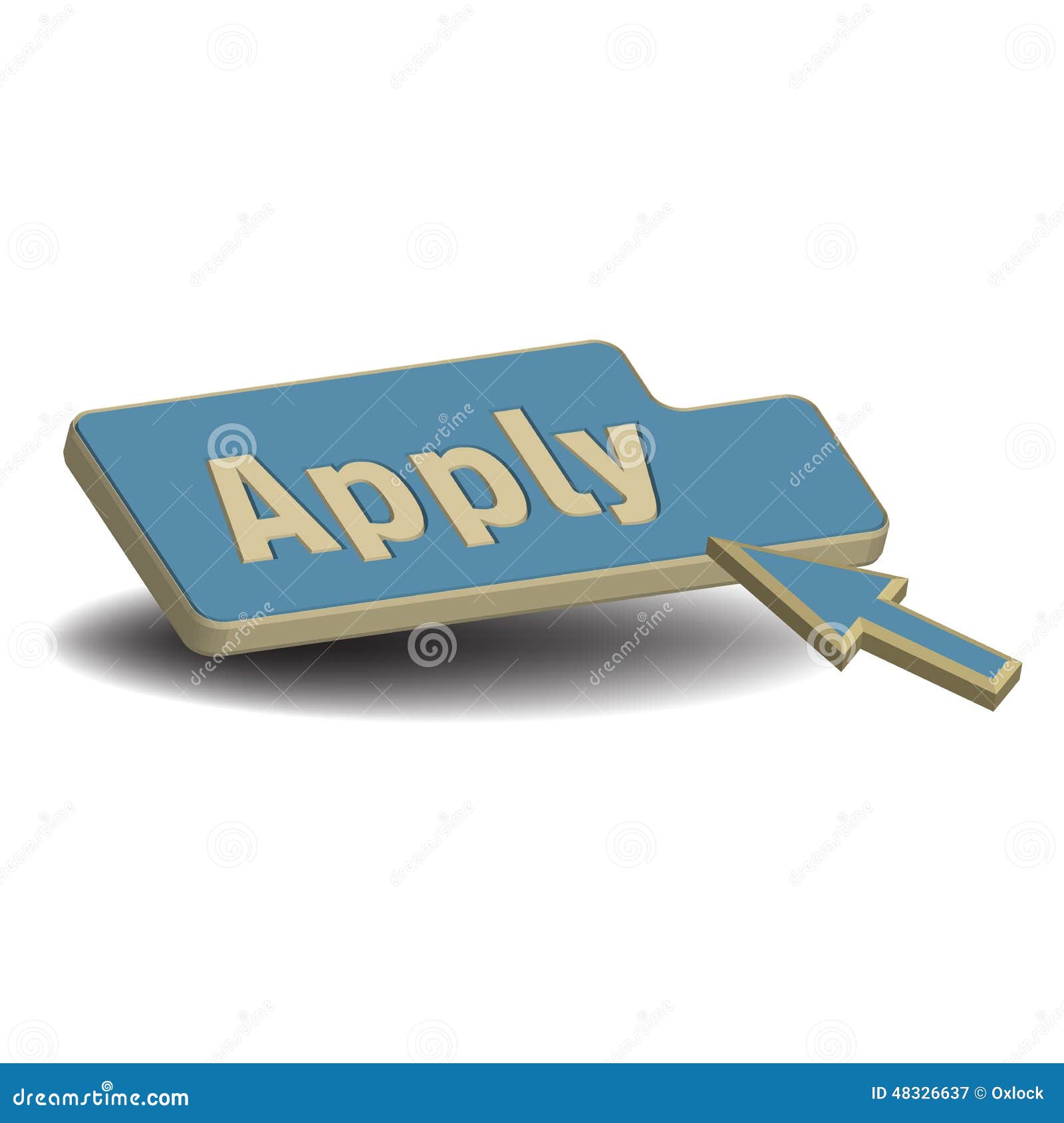 Apply button stock vector. Illustration of online, petition - 48326637