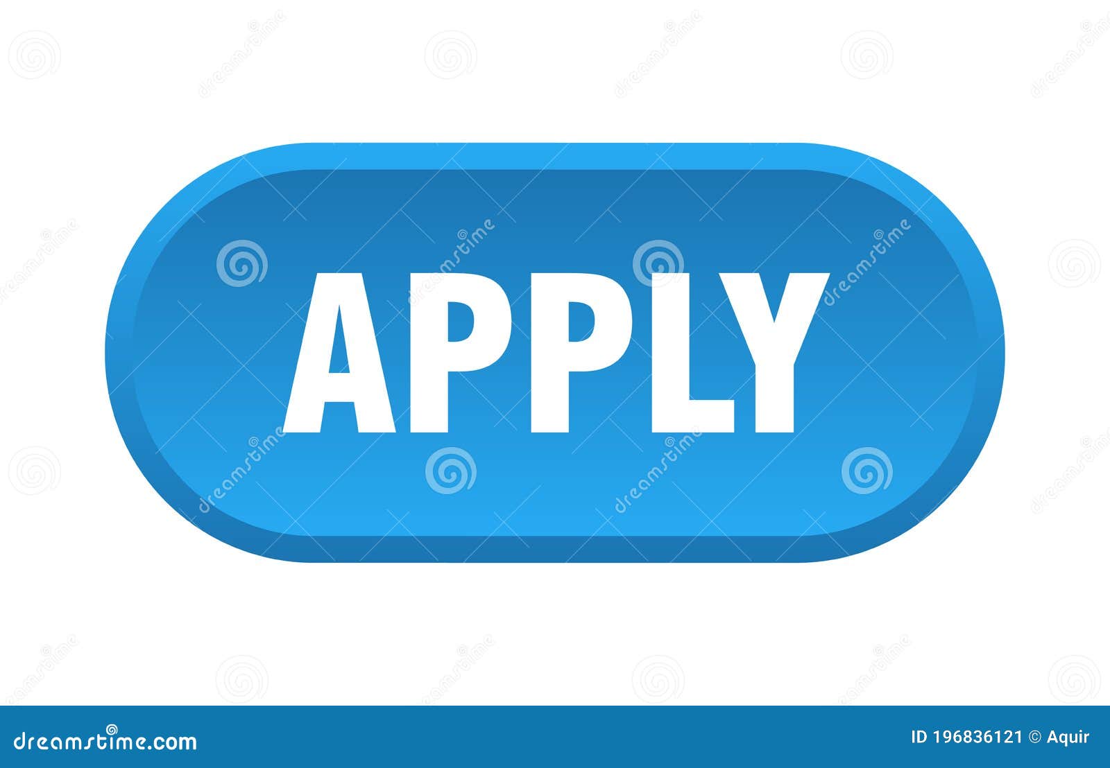 Apply Button. Rounded Sign on White Background Stock Vector ...