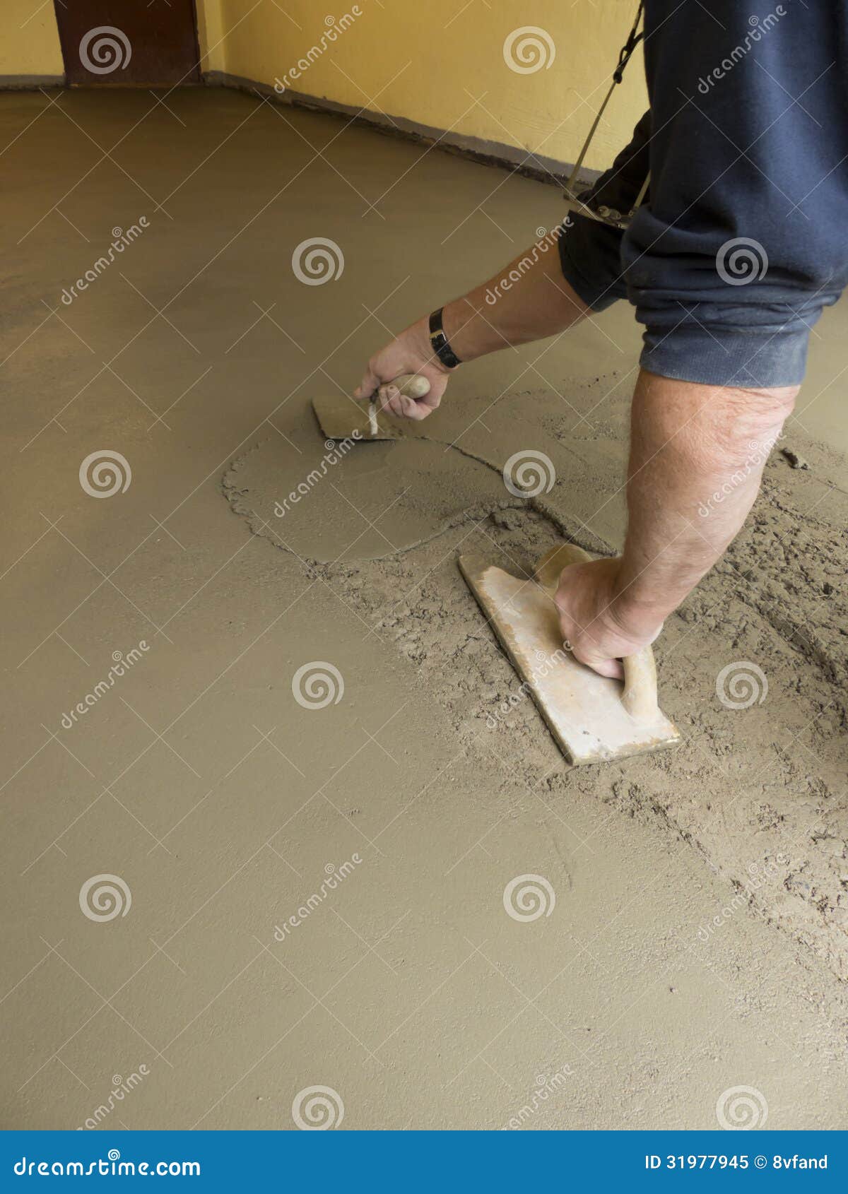 Apply Cement Construction Construction Stock Image - Image of apply ...