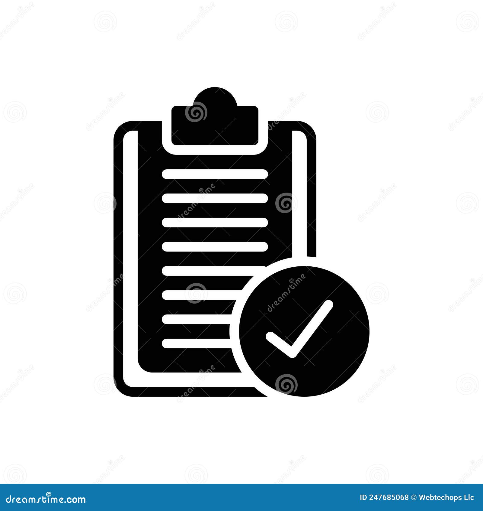 Black Solid Icon for Apply, Proceed and Form Stock Illustration ...